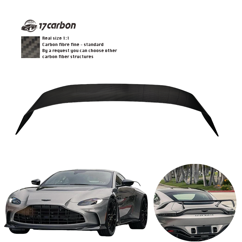 17CARBON » Aston Martin Vantage V12 Style Carbon Fiber Spoiler GT