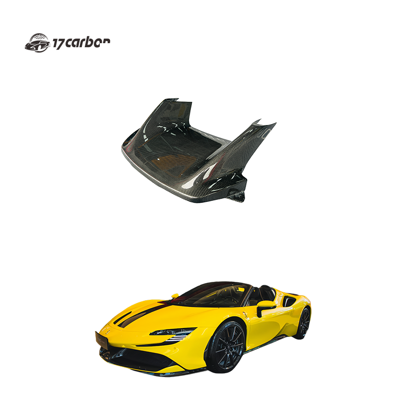 17CARBON » Ferrari SF90 OEM Replacement Carbon Fiber Front Bumper Air ...