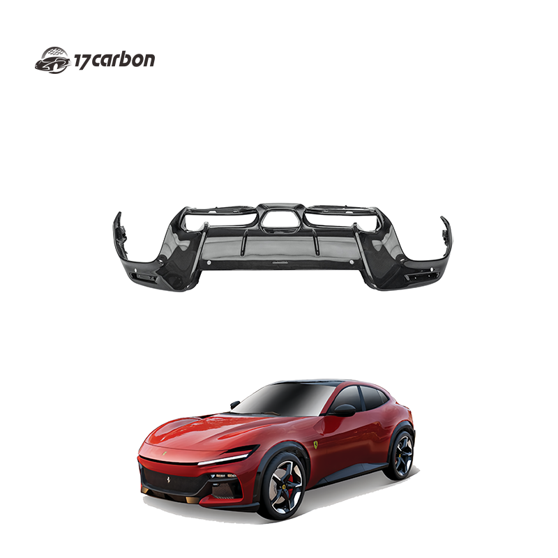 17CARBON » Ferrari FUV Carbon Fiber Rear Diffuser