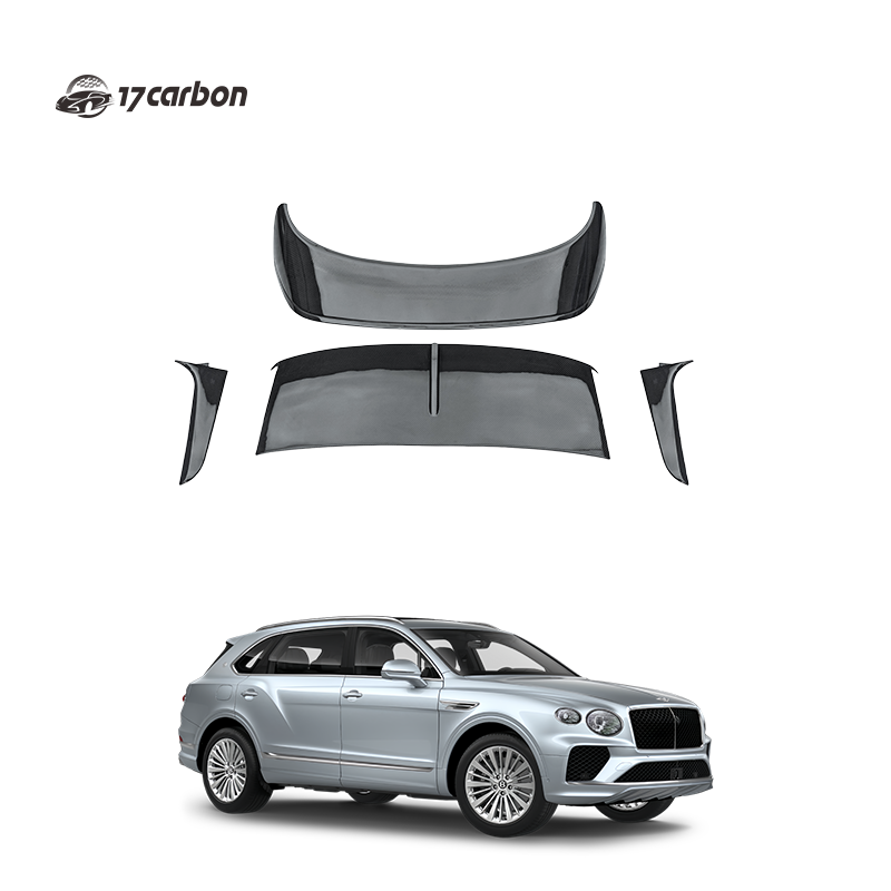 17CARBON » 2021-2024 Bentley Bentayga Upgrade V8S Carbon Fiber Roof Spoiler