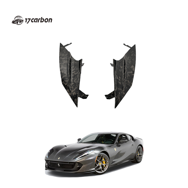 17CARBON » Ferrari 812 MSY Style Carbon Fiber Head Light Trim